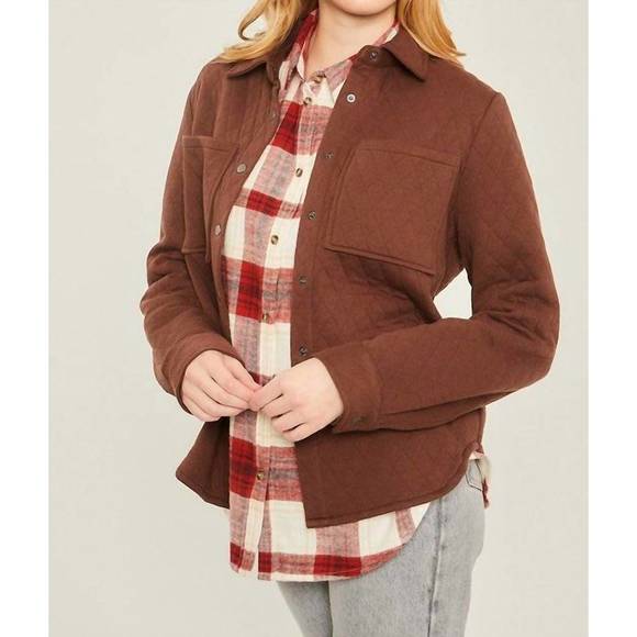 Love Tree | Jackets & Coats | New Love Tree Diamond Quilted Shacket In ...